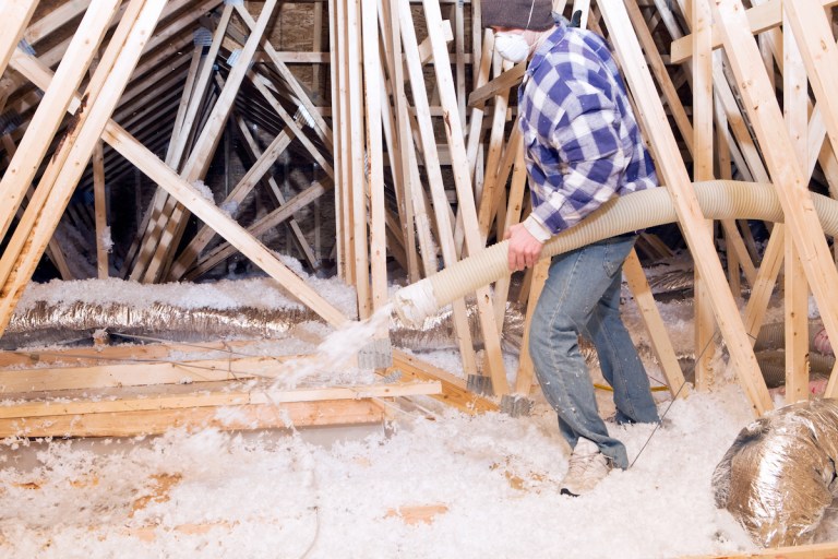 Blown-In Insulation vs. Spray-In Foam Insulation
