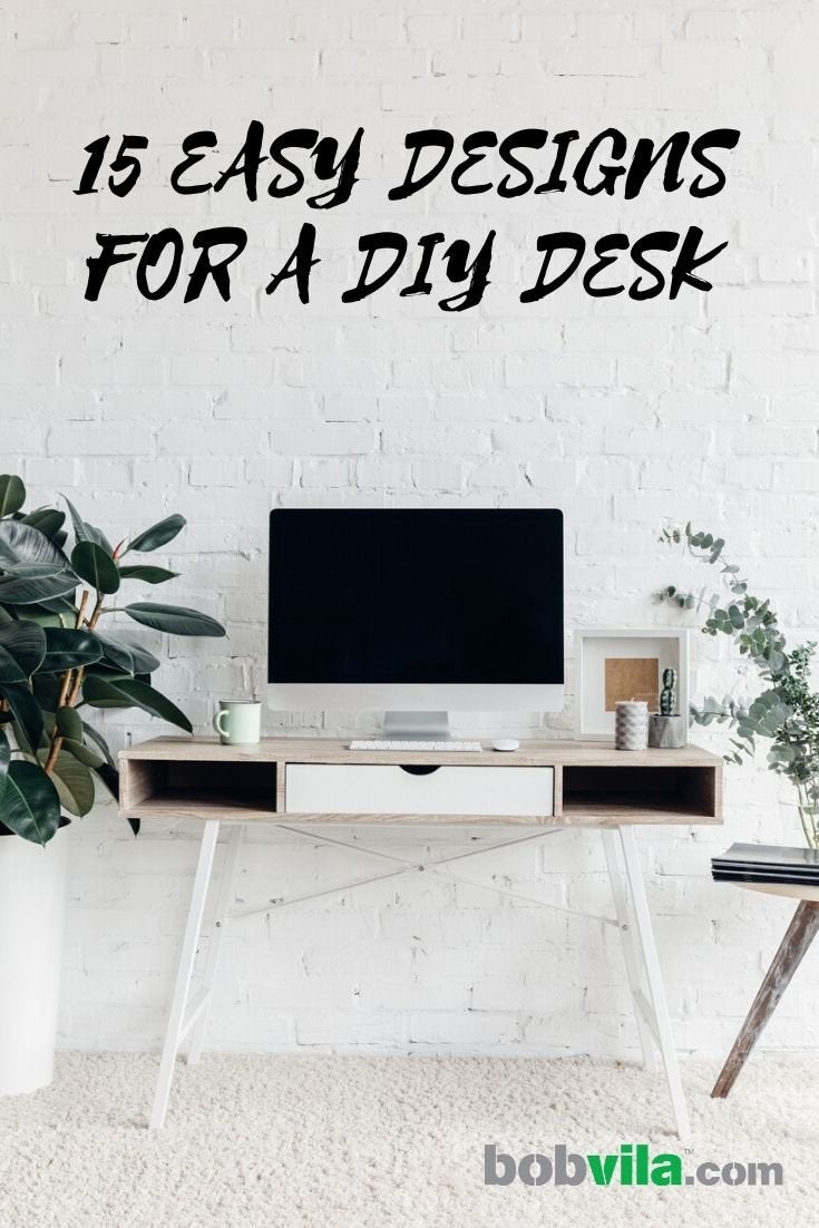 15 Easy Designs for a DIY Desk - Bob Vila