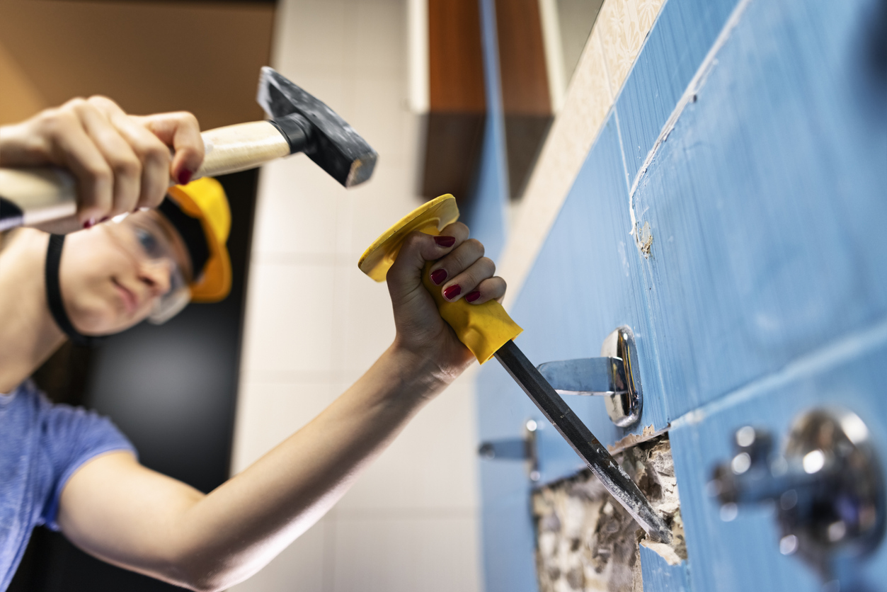 How to Remove Tile From Floors, Showers, and Backsplashes - Bob Vila