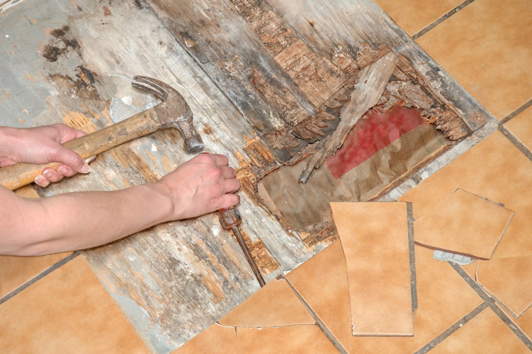 How to Remove Tile From Floors, Showers, and Backsplashes - Bob Vila