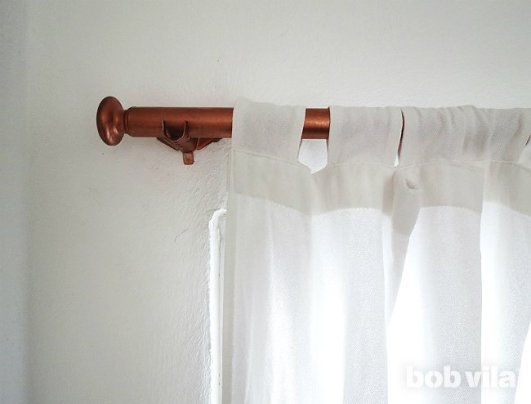 How to Make Your Own Set of DIY Curtain Rods - Bob Vila