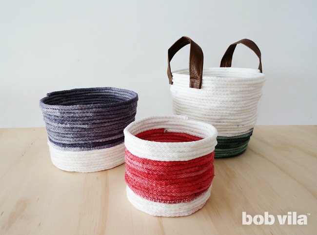 Make a Rope Basket, No Sewing Required! - Bob Vila
