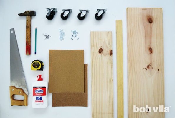 DIY Rolling Cart Tutorial for Extra Kitchen Storage - Bob Vila