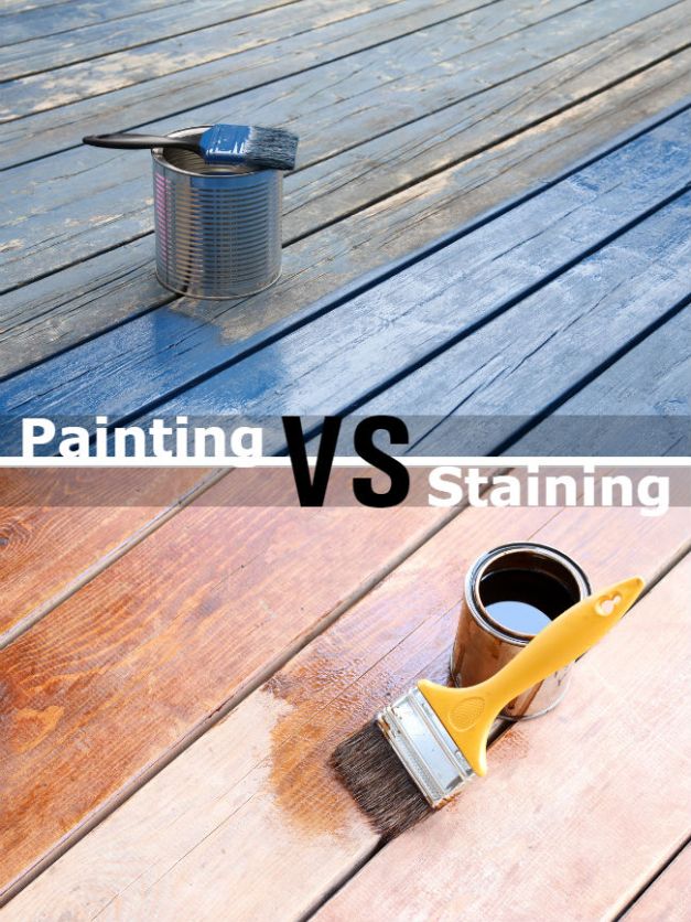 Painting vs Staining a Deck: 7 Big Differences - Bob Vila