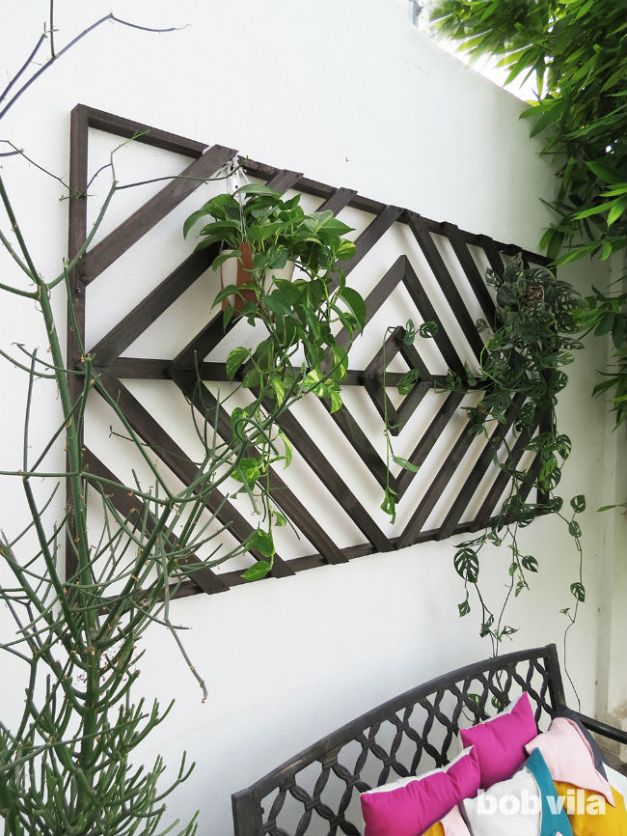The Wall Trellis That Will Makeover Any Blank Wall - Bob Vila
