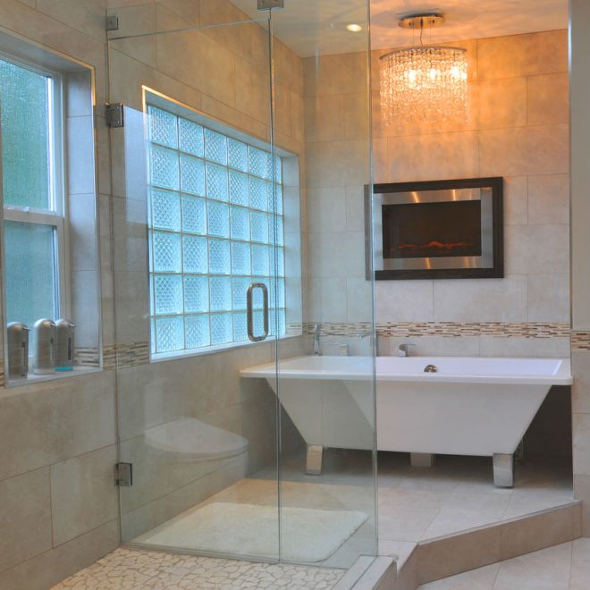 Have a Window in the Shower? Here's How to Get Some Privacy - Bob Vila