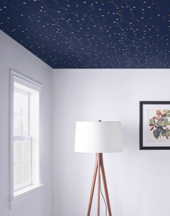 Wallpaper the Ceiling Successfully with 7 Tips - Bob Vila