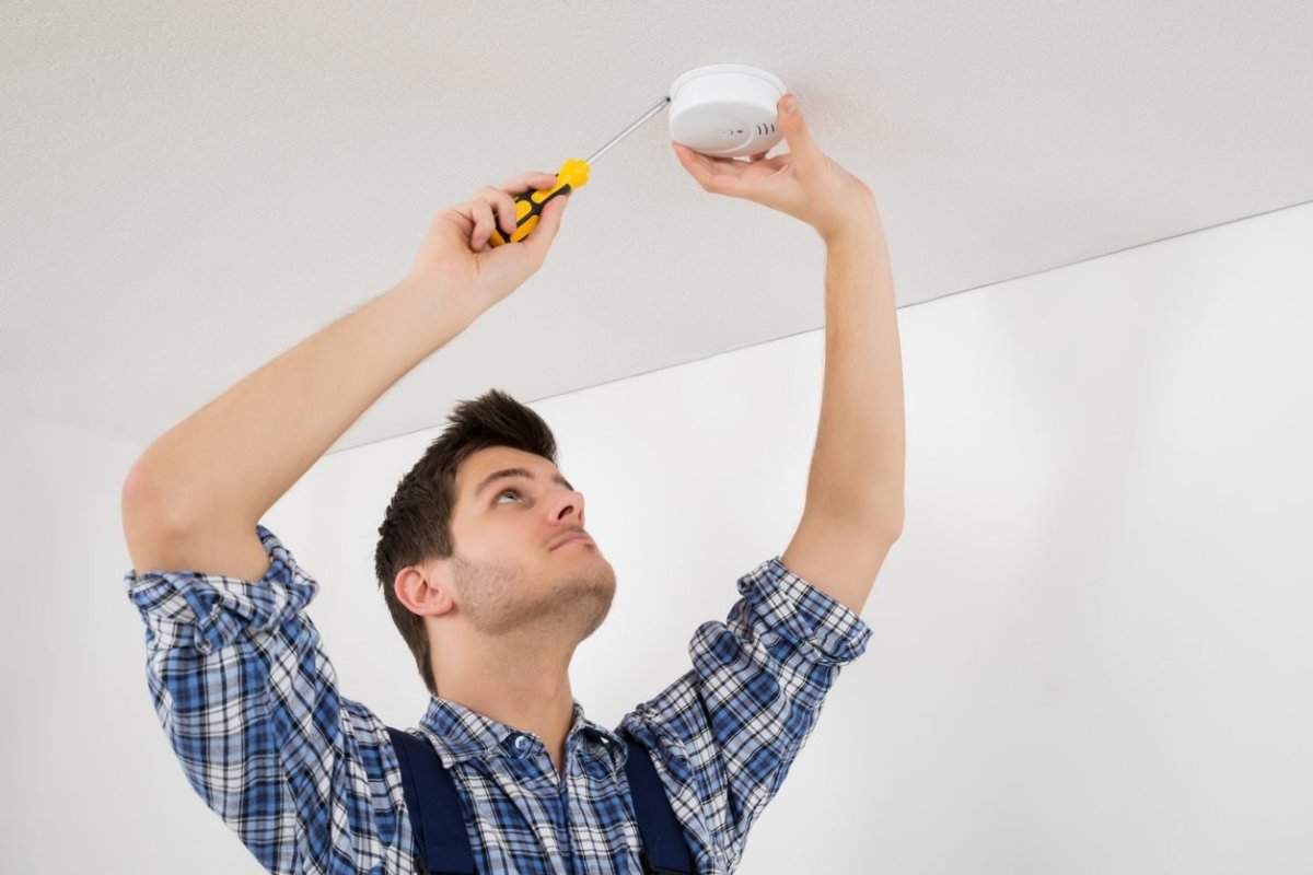 How to Install a Smoke Detector Unit at Home - Bob Vila