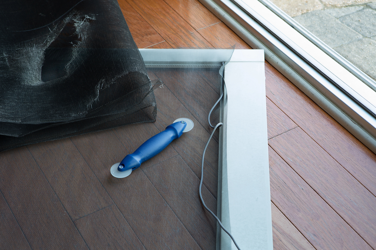 How to Repair a Screen Door