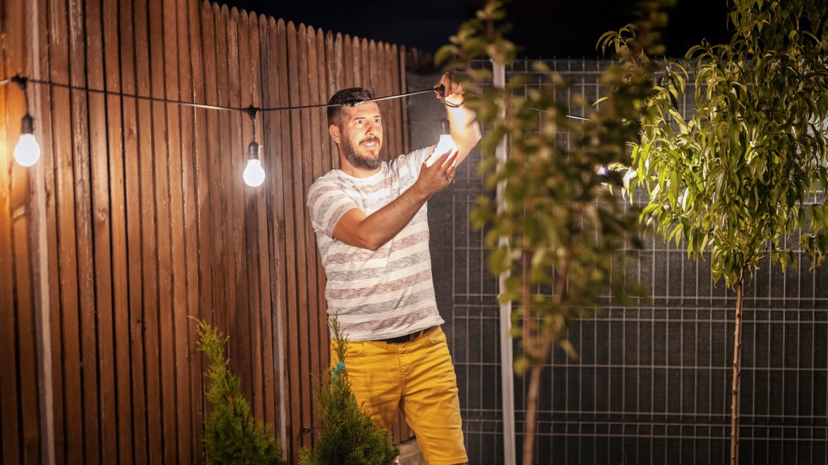 How to Hang Outdoor String Lights