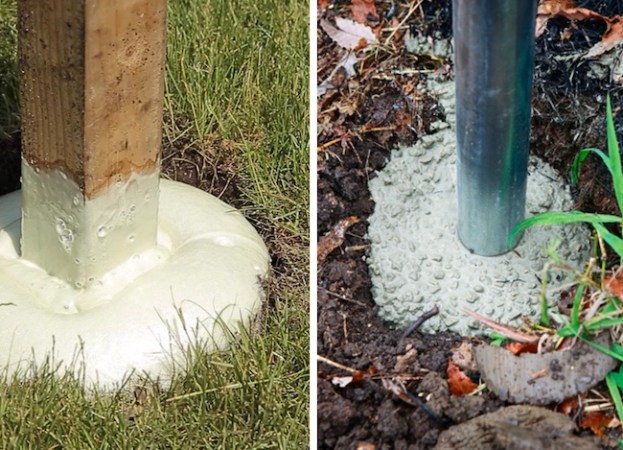 Expanding Foam vs Concrete Fence Post - Bob Vila