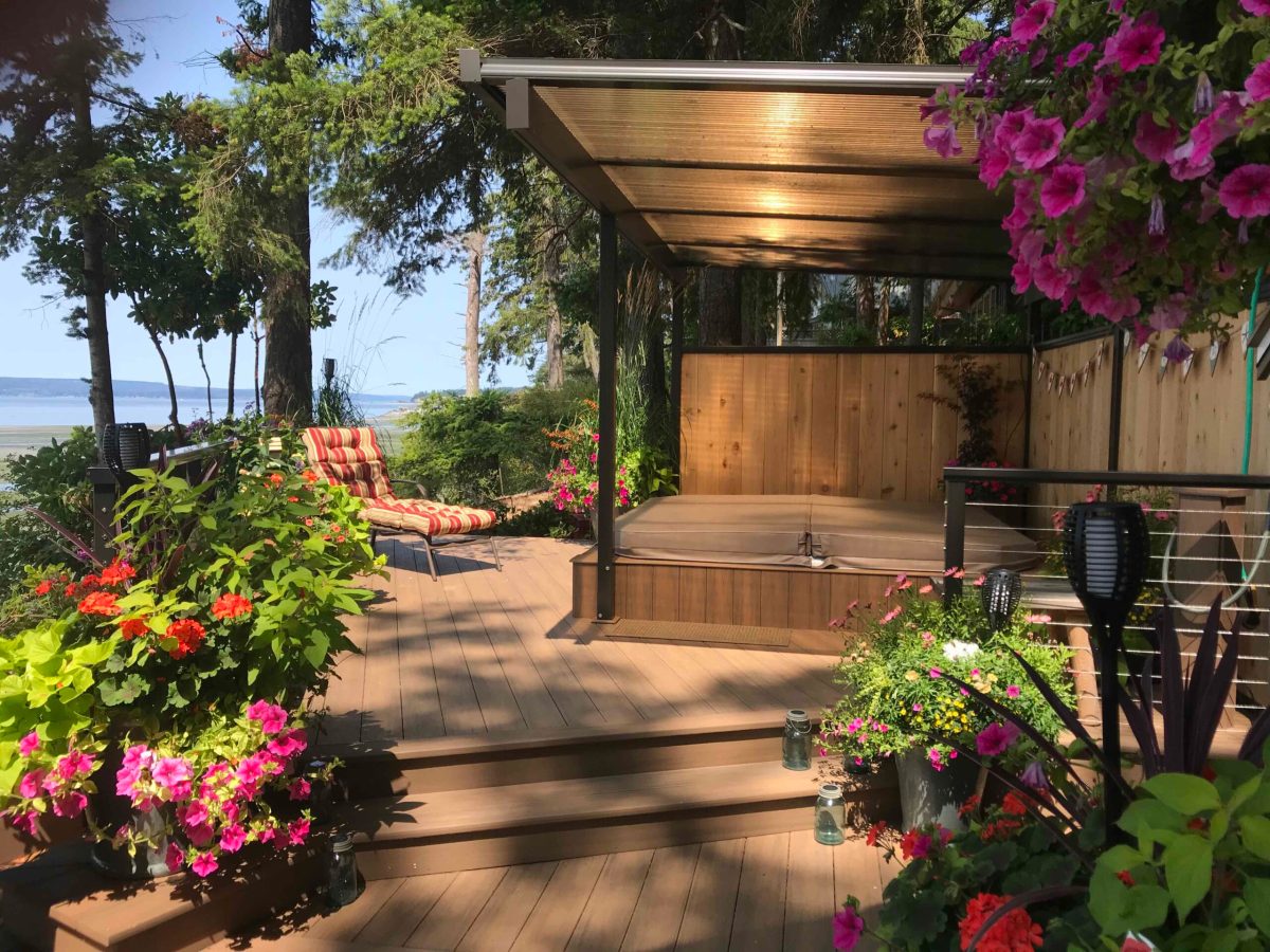 17 Backyard Hot Tub Privacy Ideas to Soak Without Being Seen - Bob Vila