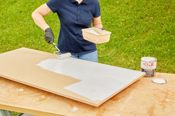 How to Paint Particle Board