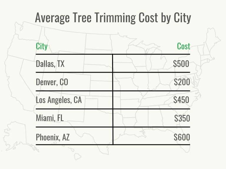 How Much Does Tree Trimming Cost? These Are the Main Factors