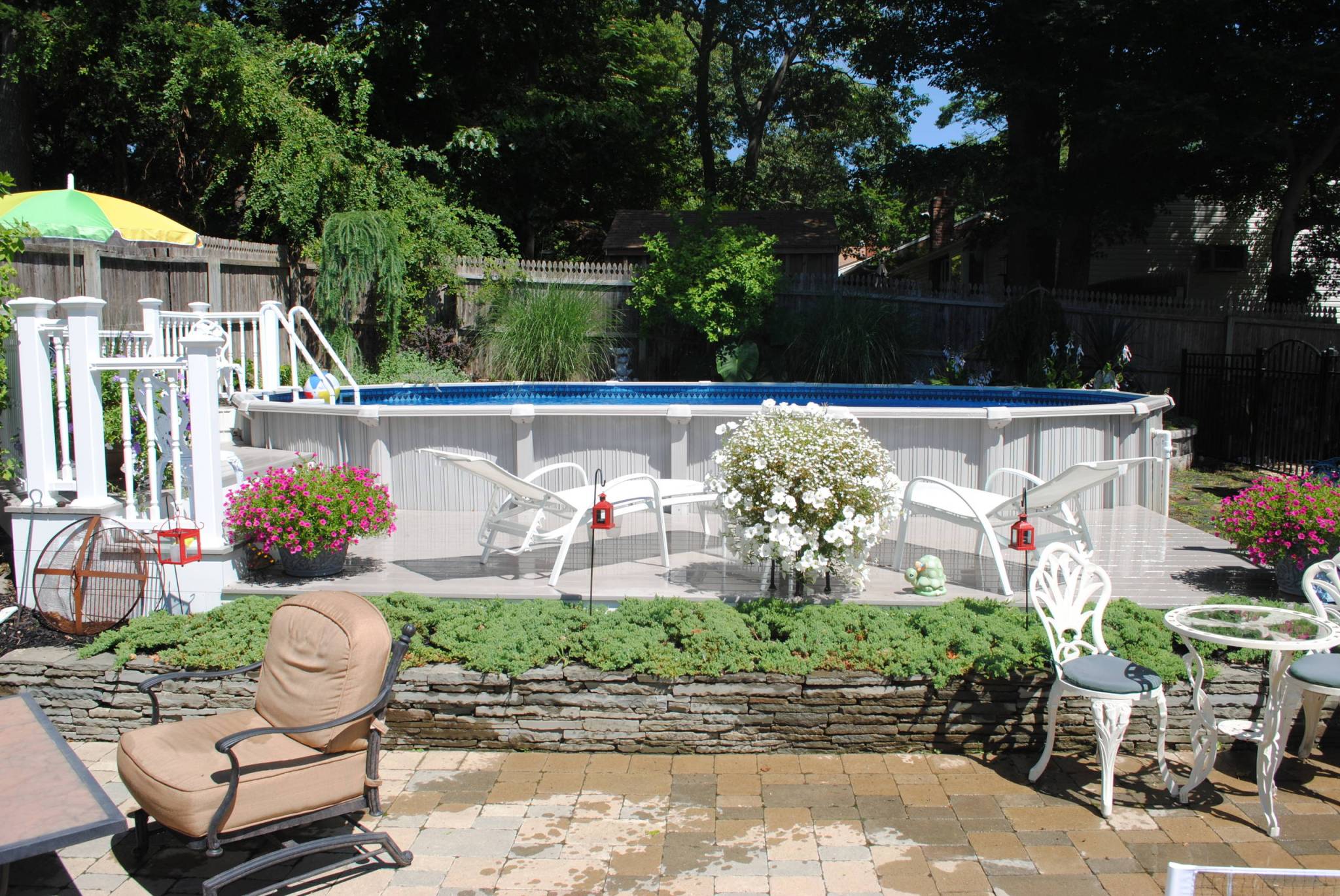 14 Above-Ground Pool Landscaping Ideas You’ll Want to Copy - Bob Vila