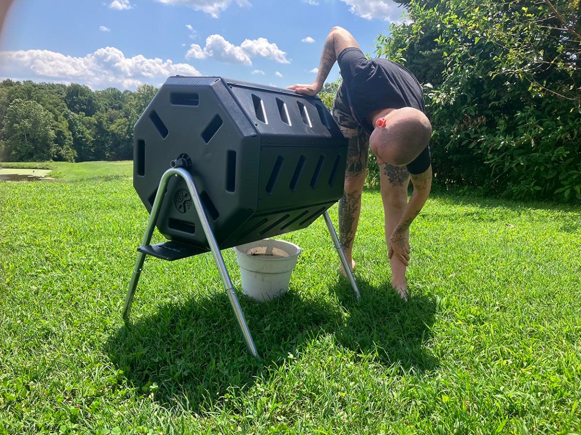 FCMP Outdoor Tumbling Composter Review: Tested by Bob Vila
