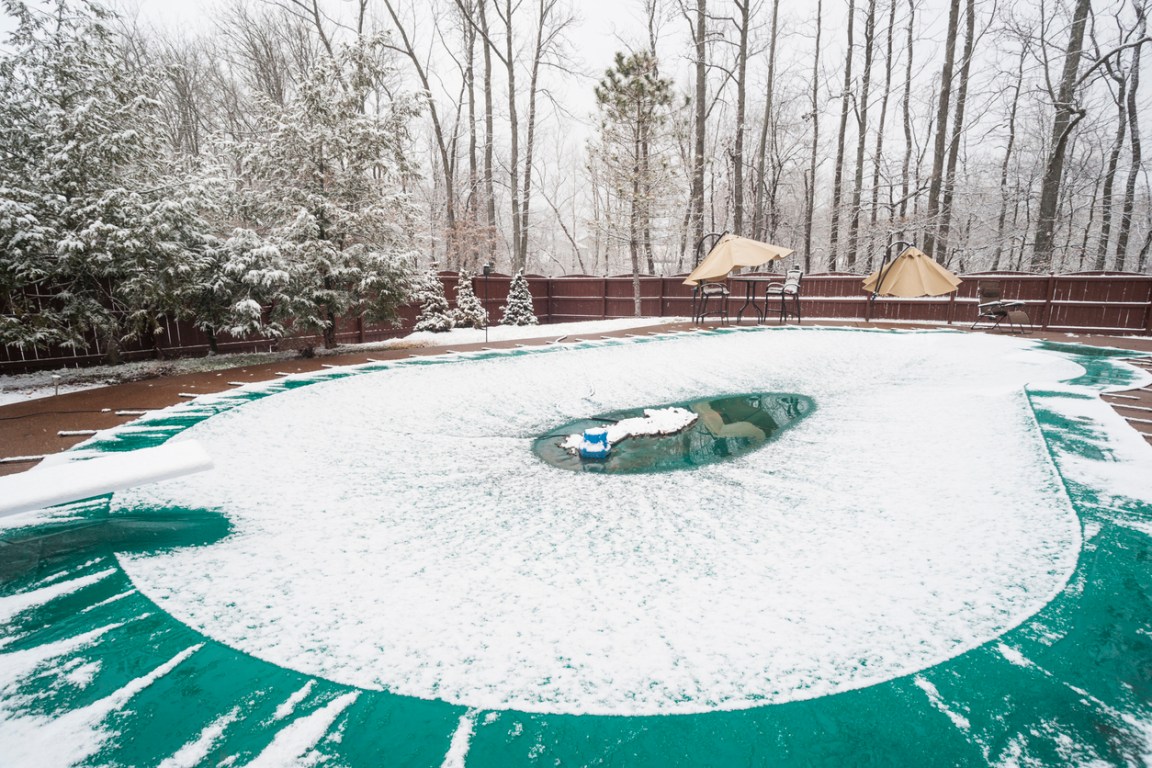 6 Pool Care Tips for Winter Snow and Ice - Bob Vila
