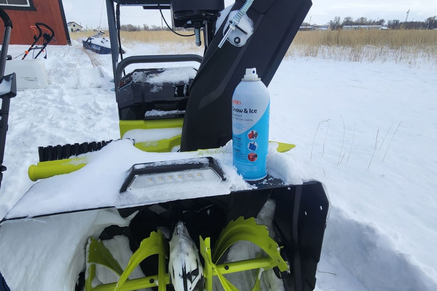 DuPont Nonstick Snow Blower Spray Put to the Test