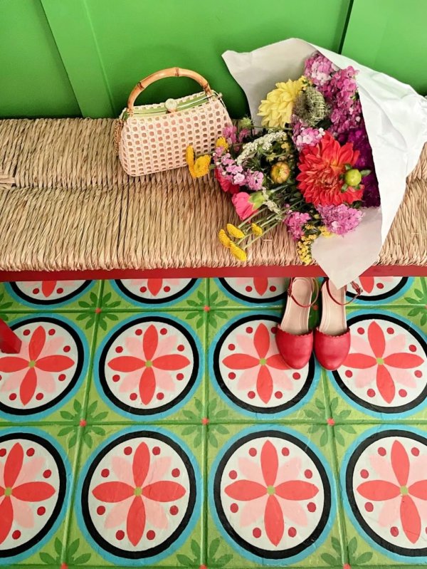 The 10 Best Painted Tile Floor DIYs We've Ever Seen