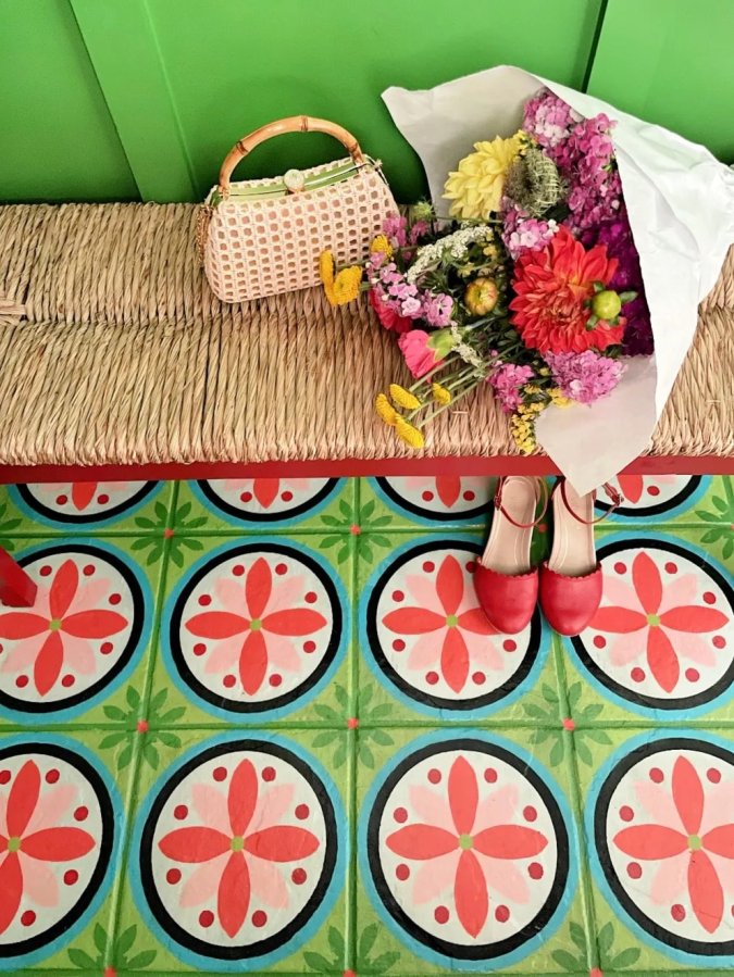 The 10 Best Painted Tile Floor DIYs We've Ever Seen