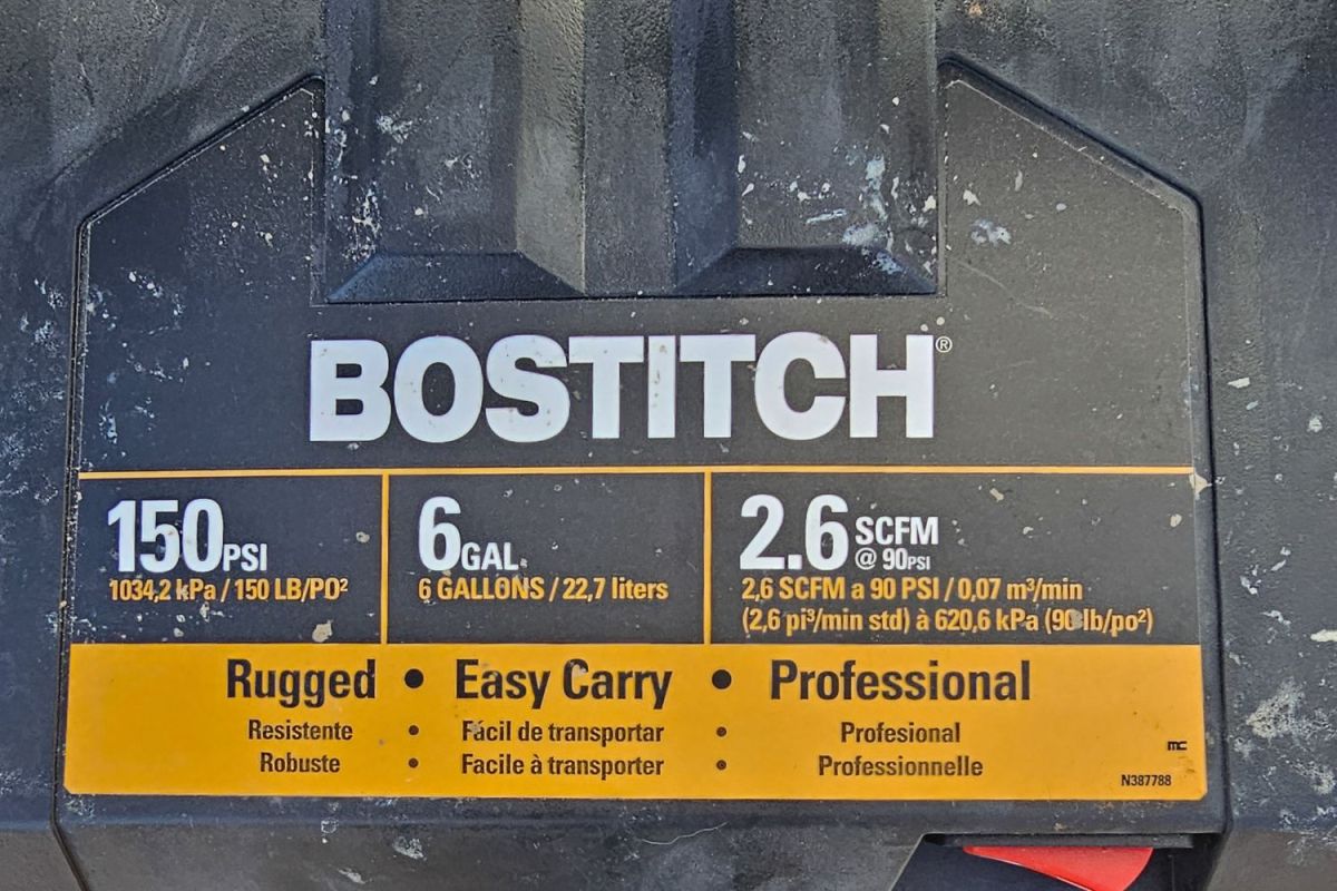 A Tested Review of the Popular Bostitch Pancake Air Compressor