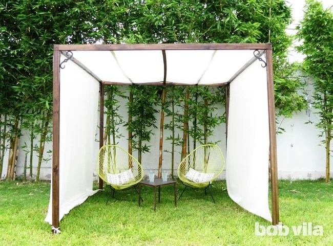 DIY Outdoor Privacy Screen and Shade - Tutorial - Bob Vila