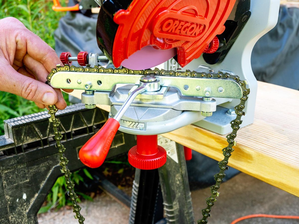 Oregon Chainsaw Sharpener Review: Precise, Fast, Adjustable
