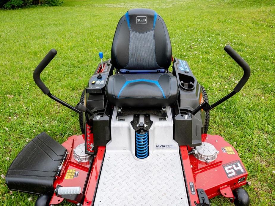 The Toro TimeCutter 60V MyRIDE Offers Comfort and Precise Cutting