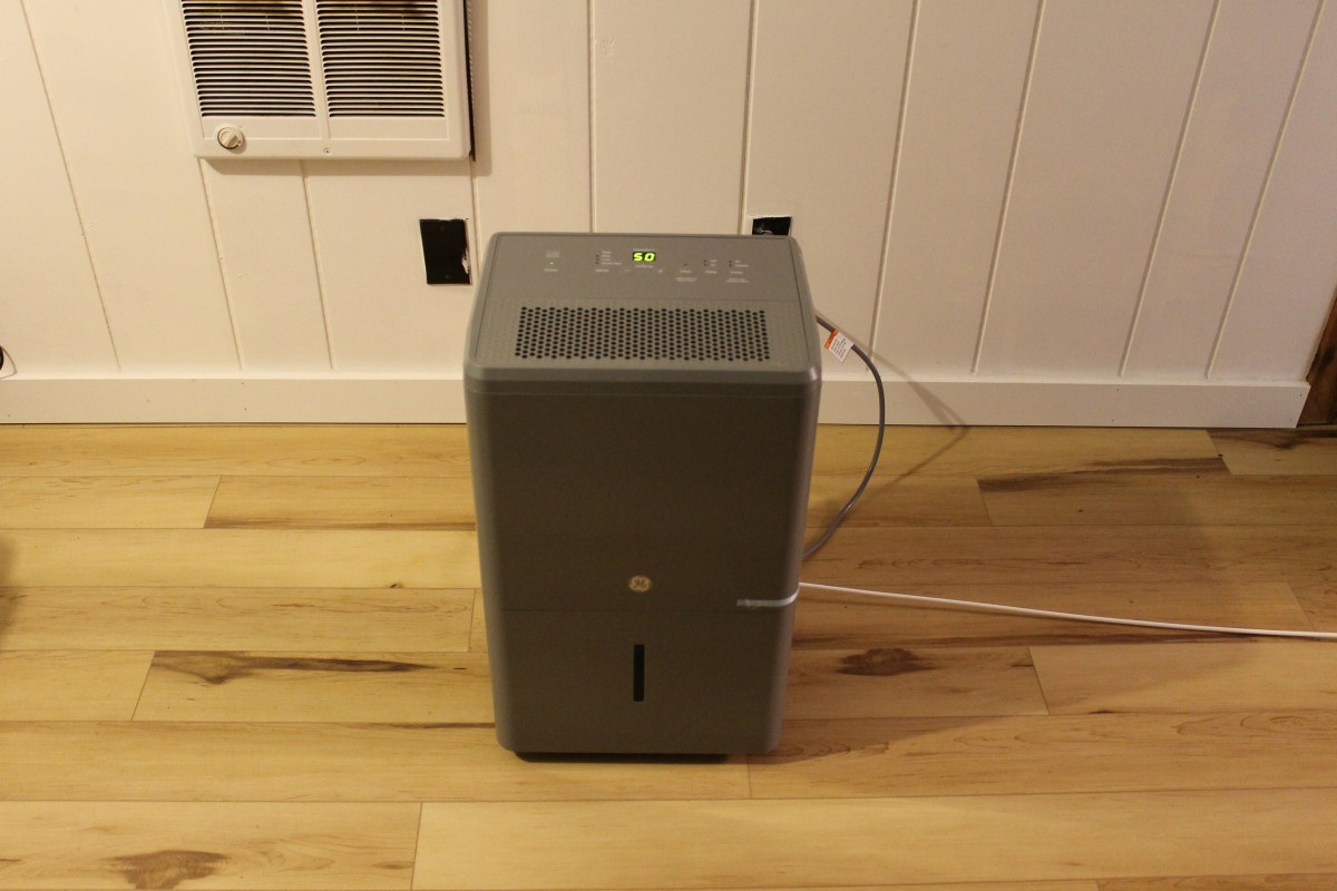The GE 50-Pint Dehumidifier Kept My Humid Basement Bone-Dry