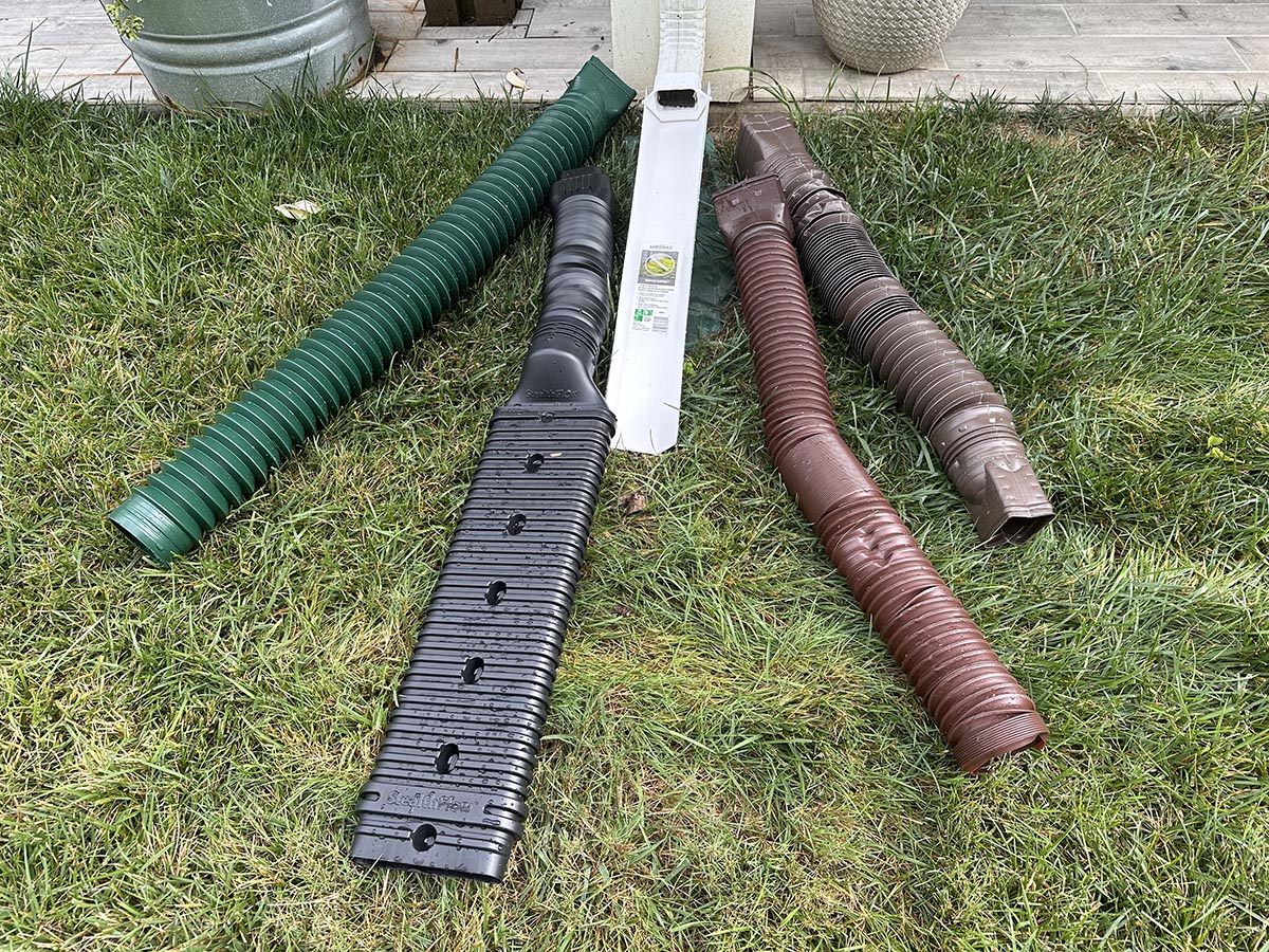 Roll Up Downspout Diverter Roll Out Gutter Downspout Diverter