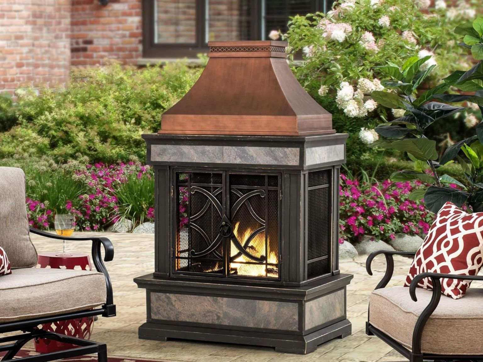 These Outdoor Fireplaces Will Make Your Space Warm and Cozy