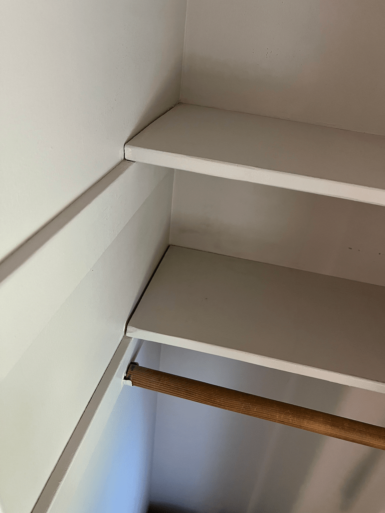 DIY Closet Shelves: The Easiest Way
