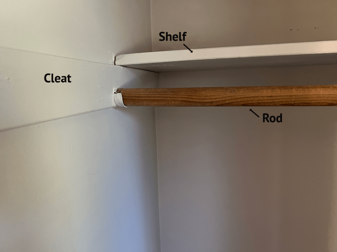 DIY Closet Shelves: The Easiest Way